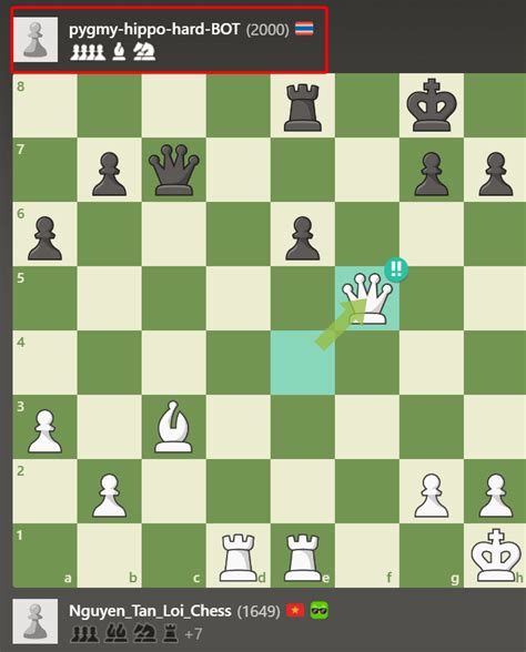 Nươc đi Thiên Tài 46 Với Bot Hà Mã 2000 Elo