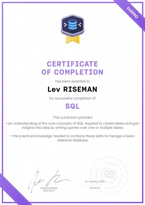 Lev Riseman On Linkedin Learningjourney Sql Coding Datadriven