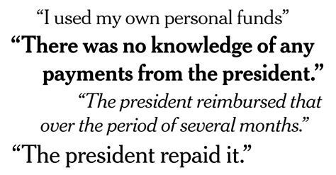 The Trump Teams Conflicting Statements About The Payment To Stormy