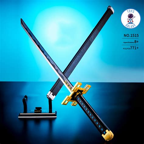 Đồ Chơi Lắp Ráp Mô Hình Nhật Luân Kiếm Của Âm Trụ Uzui Tengen Trong