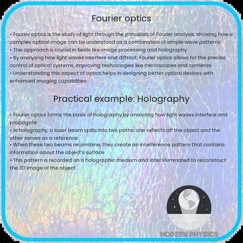 Fourier Optics Explained Principles Applications And Contrast