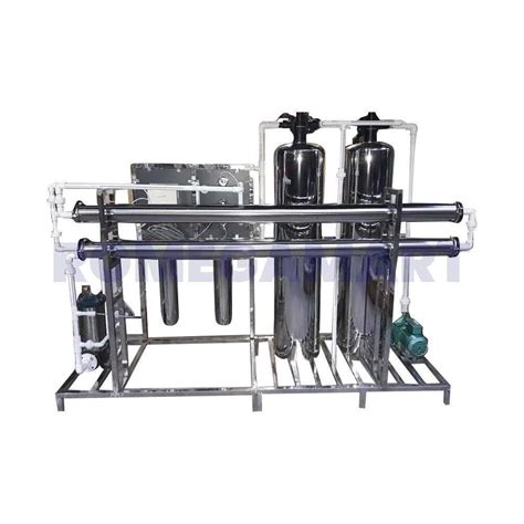 1000 Lph Industrial Ro Plant Blue Ss Material Automatic Dual Vessel