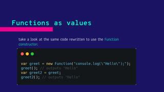 Javascript functions | PPTX
