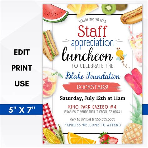 Employee Appreciation Lunch