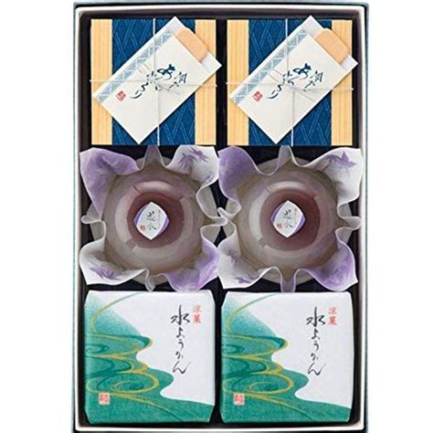 季節限定 宗家 源 吉兆庵 冷やしあんとろり詰合せ 1箱（6個入り） 冷やしあんとろり ＋ 遊水 ＋ 水ようかん 涼菓 餡 和菓子