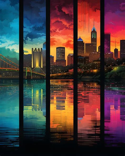 Premium Photo Skyline Background