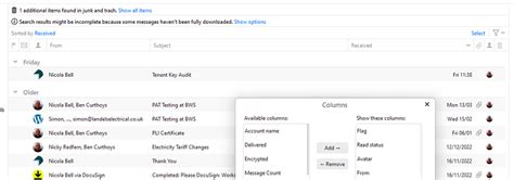 Show Folder Name In Search Results Mail Em Client