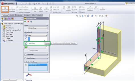 How To Use Solidworks Rib Tool Feature In Solidworks Cad Software