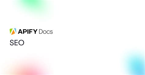 Seo Academy Apify Documentation Seo Academy Apify Documentation