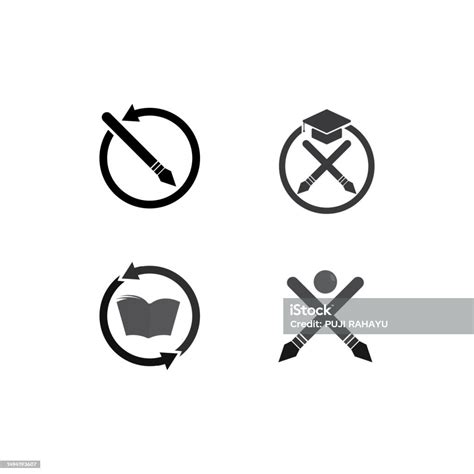 Logo De Lécole Et Logo De Léducation Du Vecteur De Lillustration Et Du
