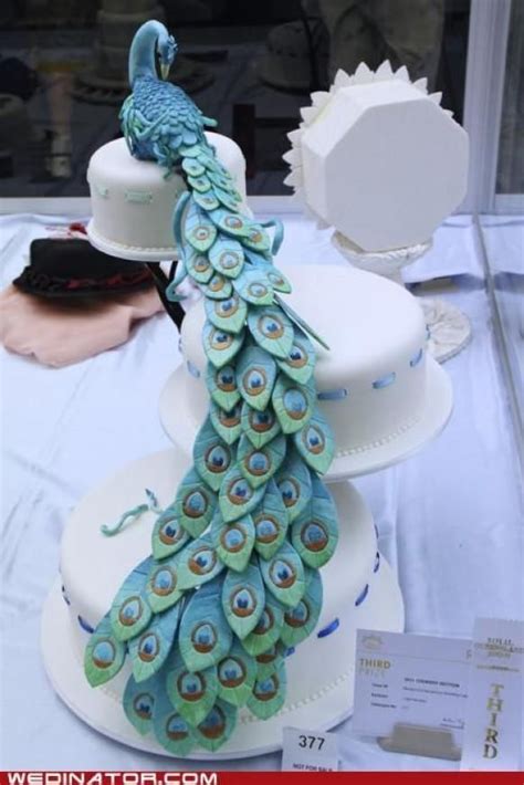 252 Best Images About Peacock Wedding Cakes On Pinterest Peacocks