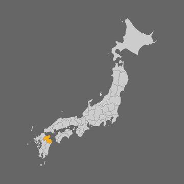 大分県の地図の写真素材 414件の無料イラスト画像 Adobe Stock