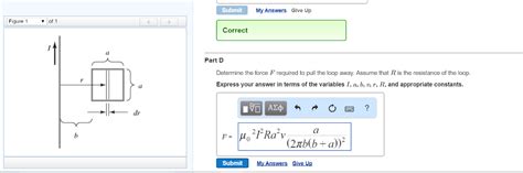 solved determine the force f required to pull the loop