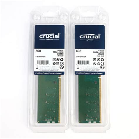 CT8G4DFRA32A Crucial DDR4 8GB 3200MHz UDIMM Desktop Memory RAM Factory ...