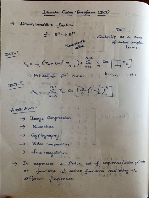 discrete cosine transform pdf