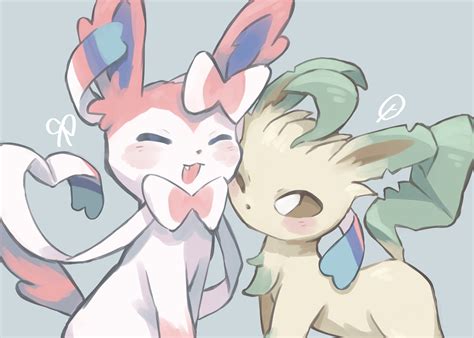 Mame Nanase Pk Leafeon Sylveon Nintendo Pokemon Highres 3