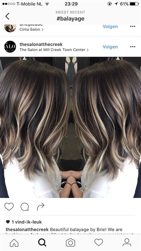 Pin By Sarah Verhoef On Balayage Long Bob Hair Styles Balayage