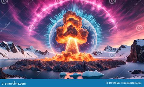 Nuke Explosive In Antarctica Grand Exploding Minecraft World Texture