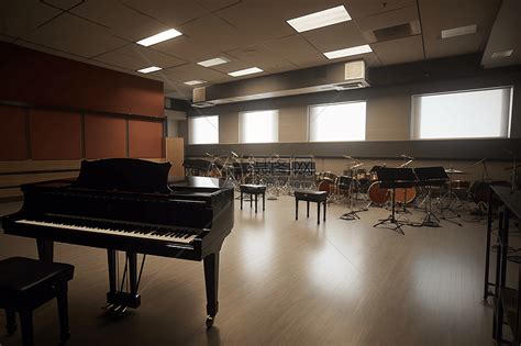 学校音乐教室里的钢琴高清图片下载 正版图片600050915 摄图网