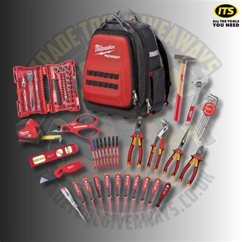 Milwaukee 76pc Hand Tool Set And Packout Backpack Power Tool