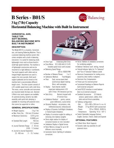 All Ird Balancing Catalogs And Technical Brochures