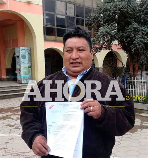 Solicitan Vacancia De Regidor Jhoel Claro Diario Ahora