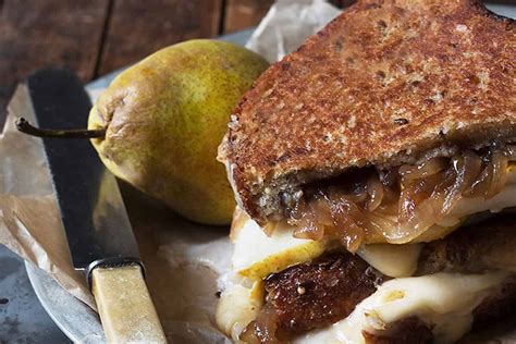 Pear Brie Grilled Cheese Recipe Lynnecurry