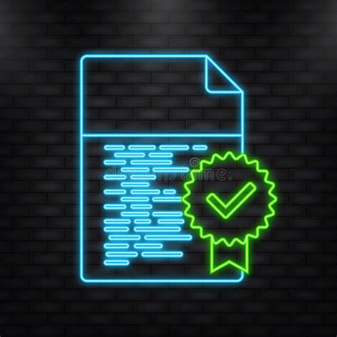Approved Document With Checklist Document With Red And Green Stamps