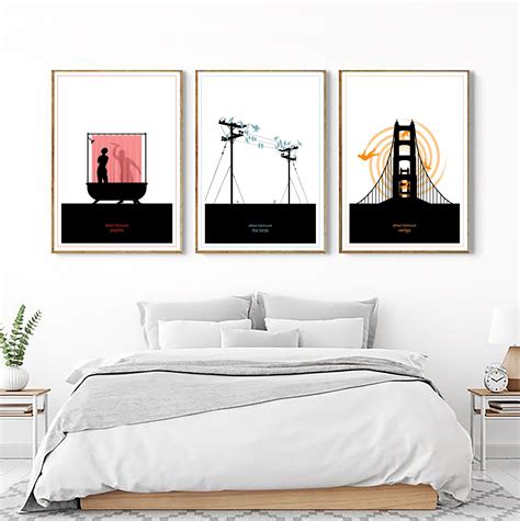 Alfred Hitchcock Poster Collection Pop Culture Print Modern Etsy Uk