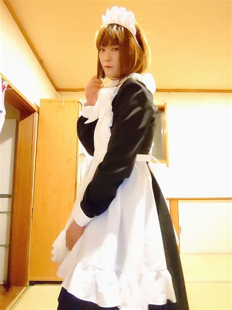 ゆりこ女装娘 On Twitter 大好きなロングメイド服を着ました。 Ygg7nden3u Twitter