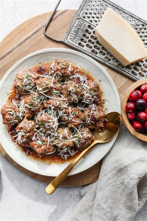 Gluten Free Slow Cooker Cranberry Meatballs Small Farm Big Life