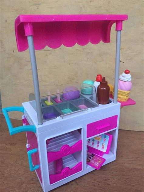 Barbie Ice Cream Cart Hobbies And Toys Toys And Games On Carousell