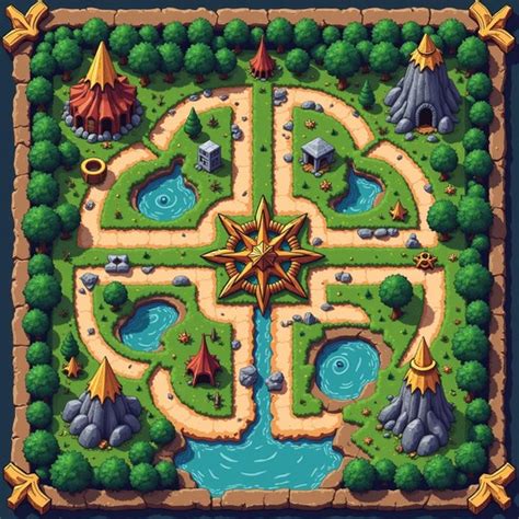 Free Magical Biome Compass Image Fantasy Map Pixel Download At