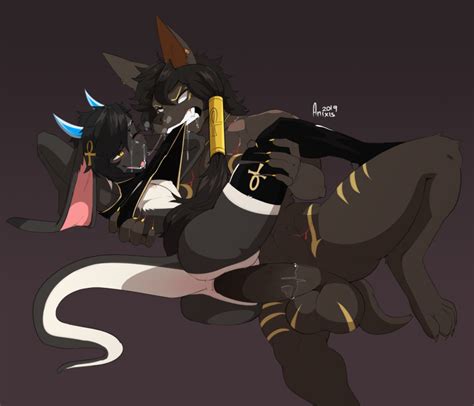 Rule 34 Anal Anal Sex Anixis Anthro Anubian Jackal Balls Bite Mark Blood Bodily Fluids Canid