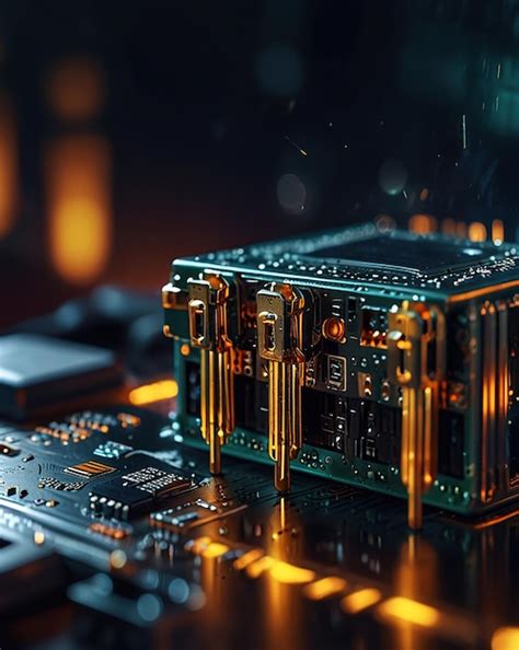 Free Photo Secure Connection Or Cybersecurity Service Concept Of Compute Motherboard Closeup