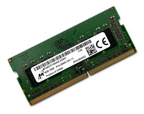 Модуль оперативной памяти Micron Ddr4 8gb 2666 Mhz Pc4 2666v Sodimm
