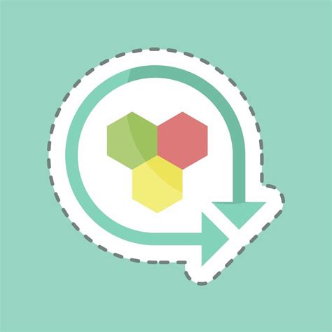 Sticker Line Cut Modeling API Suitable For Data Analytics Symbol Simple Design Editable