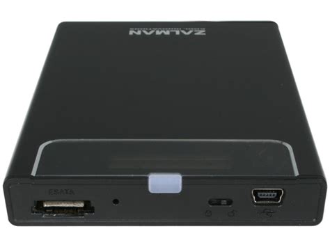 Zalman ZM-VE200-B Aluminum 2.5" Black USB2.0 & eSATA External Enclosure ...