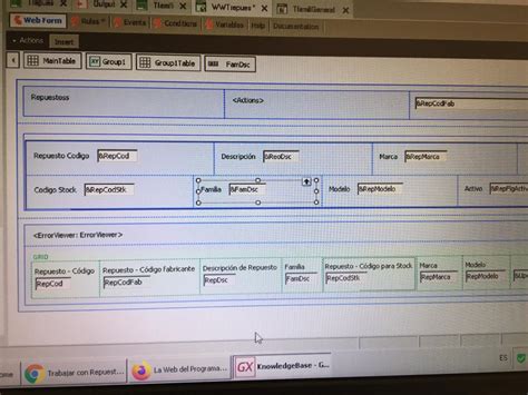 Genexus Prompt Para Selector En Web Panel