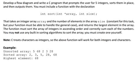 Solved Develop A Flow Diagram And Write A C Program That Chegg