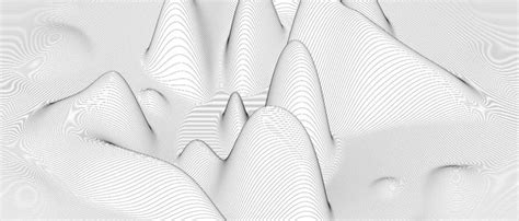 Monochrome Sound Waves Abstract Background