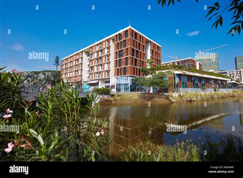 residential buildings on campus of southern university of science and