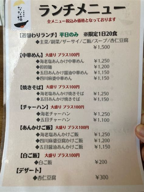 なな福 新潟市江南区 引き出し