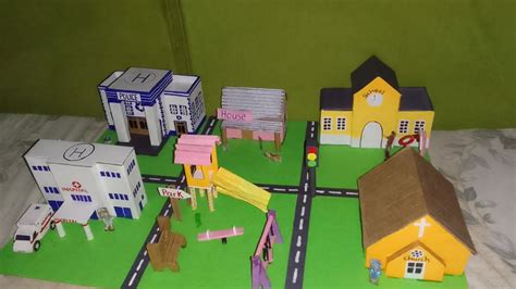 How To Make Miniature Buildings For A Community School Project