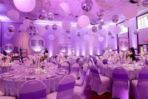 Purple And Silver Party Decorations