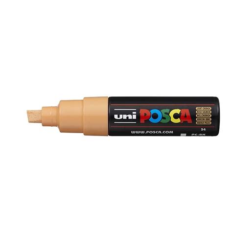 Uni Posca Mm Chisel Tip Paint Marker Pc K Light Orange Artofit