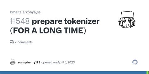 Prepare Tokenizer For A Long Time Issue Bmaltais Kohya Ss Github