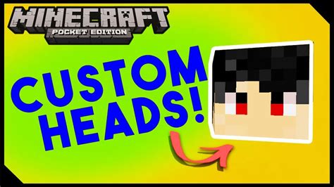 How To Get CUSTOM HEADS In Minecraft PE YouTube