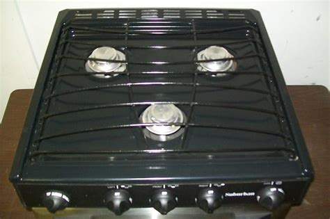 Sell Suburban Rv Range 3 Burner Stainless Door Stove Oven Range