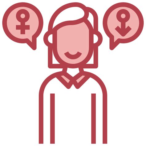 Gender Identity Surang Red Icon